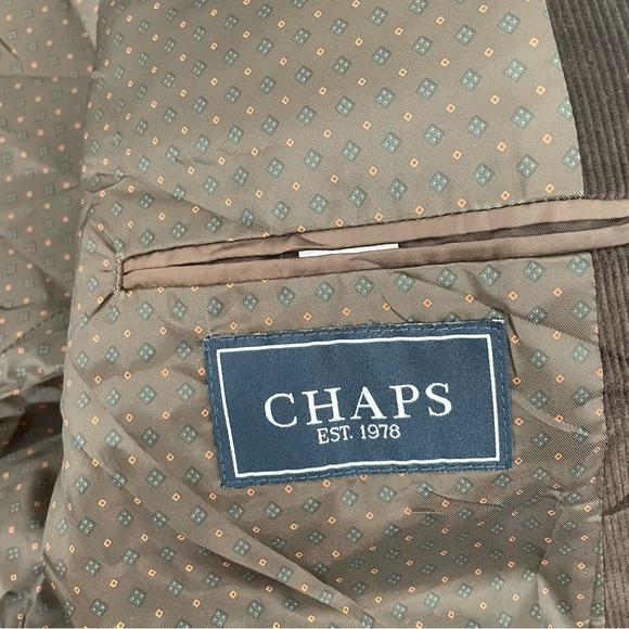 Chaps | Suits & Blazers | Nwt Chaps Ralph Lauren Brown Sport Coat Corduroy Jacket Elbow Patch ...